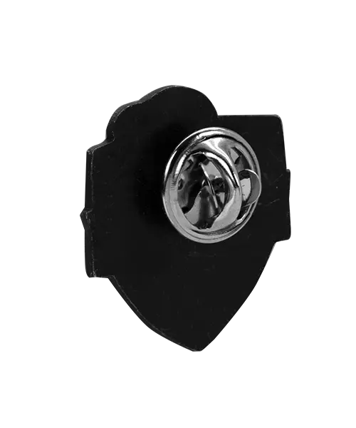 Pin, reliefartig geprägt "Krefeld Pinguine"